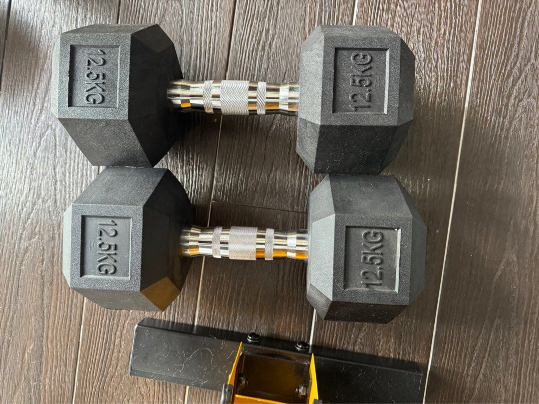 Hexagon dumbbell, Sports Equipment, Exercise & Fitness, Weights ...