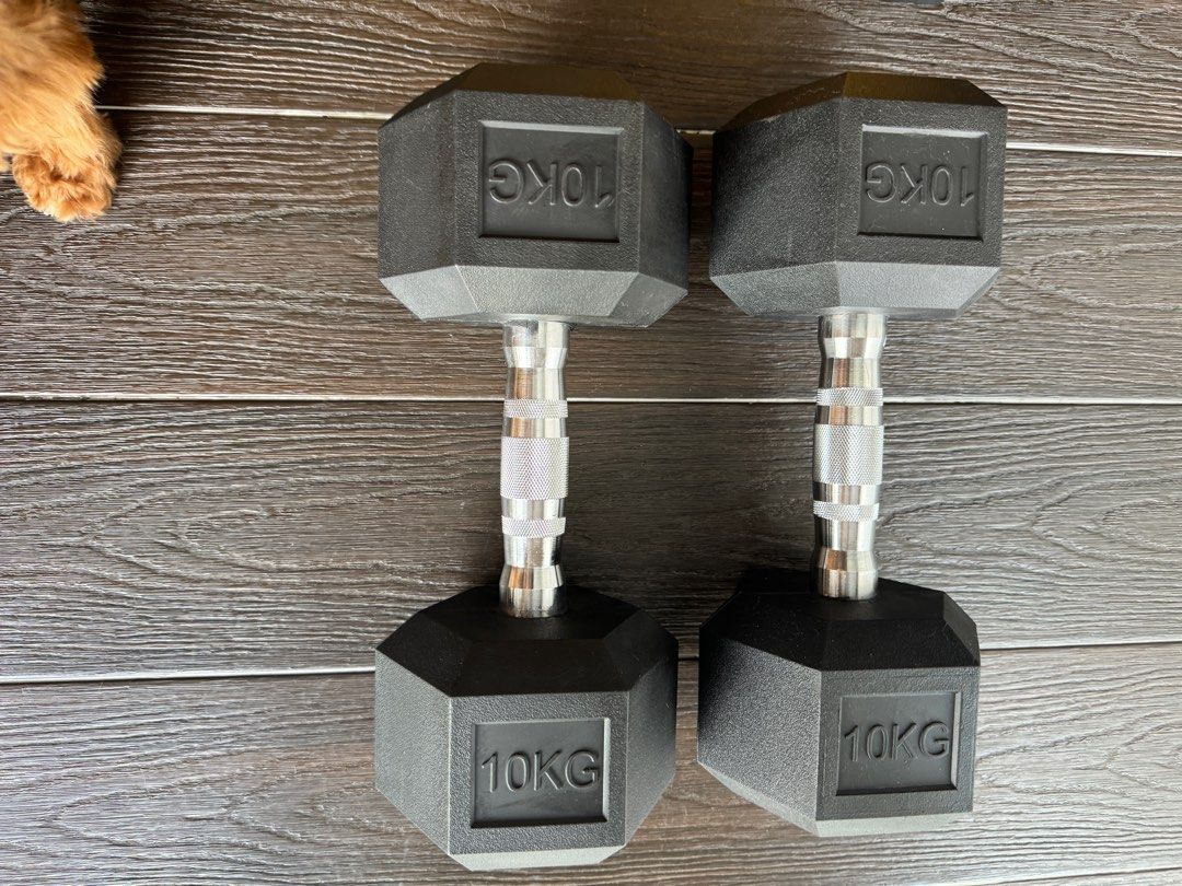 Hexagon dumbbell, Sports Equipment, Exercise & Fitness, Weights ...