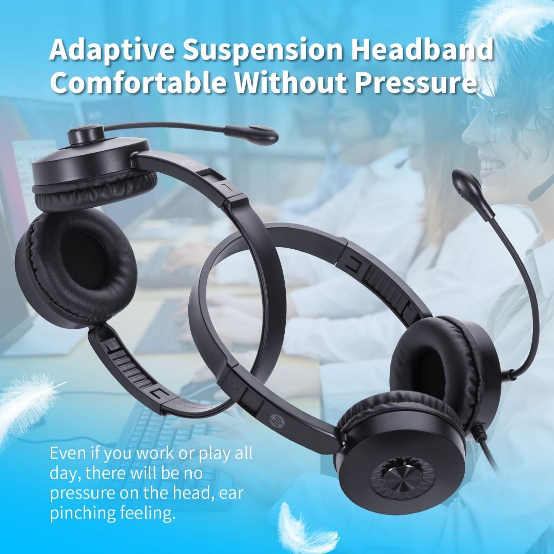 【平行進口】HP - Headset for Call Center DHE-8009/ 耳機/ 麥克風/ Mircophone/ 聽歌 ...