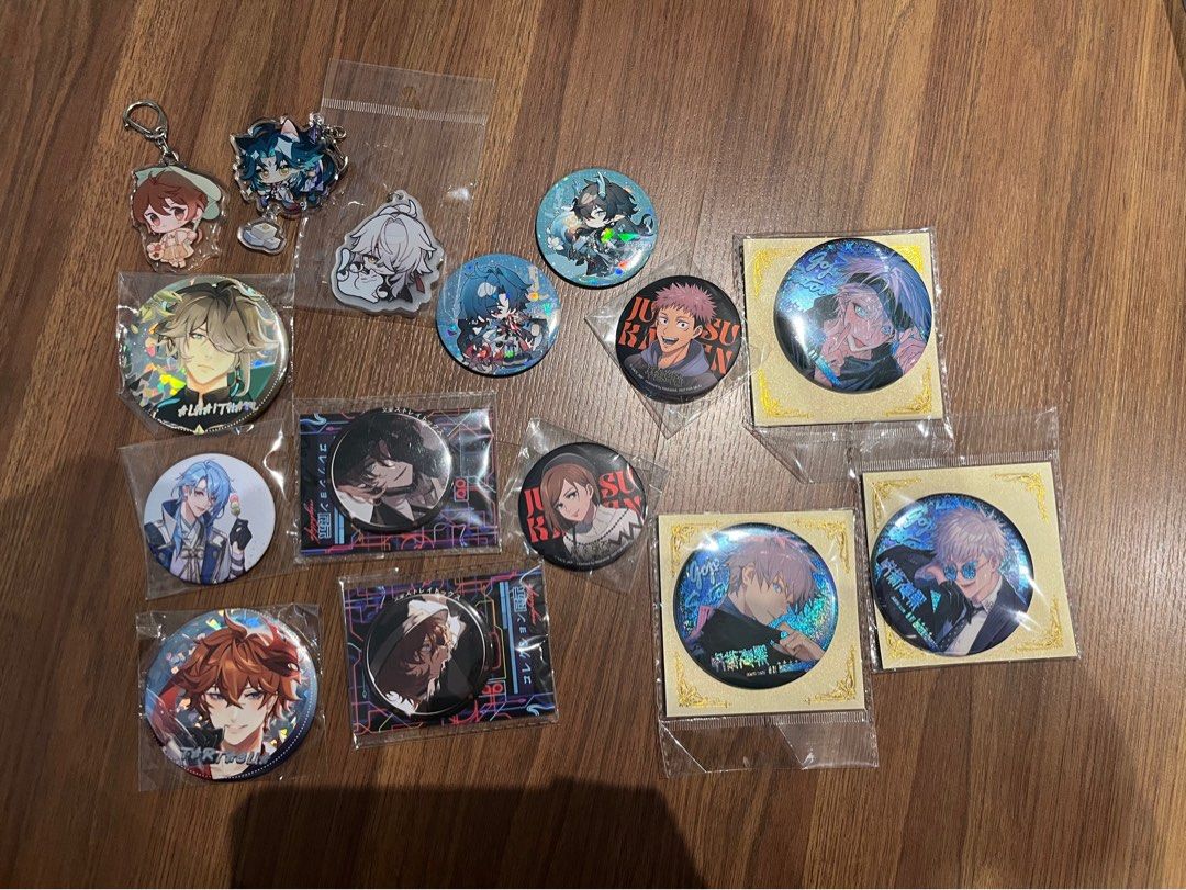 hsr genshin bsd jjk merch badge pin fanmade official honkai star rail ...