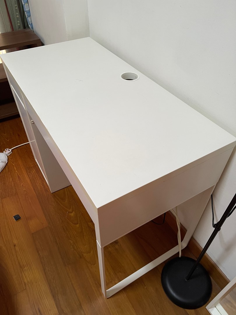 IKEA MICKE 105 x 50cm desk, Furniture & Home Living, Furniture, Tables ...