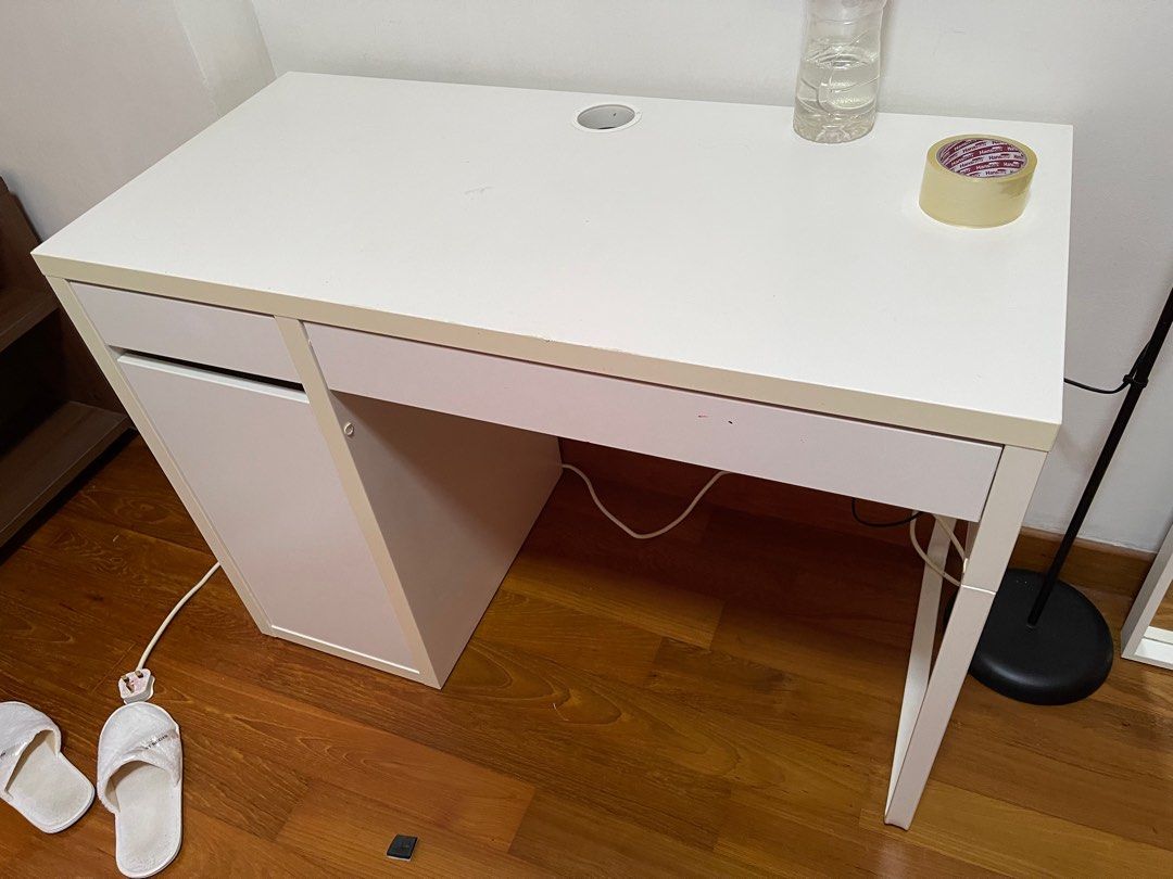 IKEA MICKE 105 x 50cm desk, Furniture & Home Living, Furniture, Tables ...