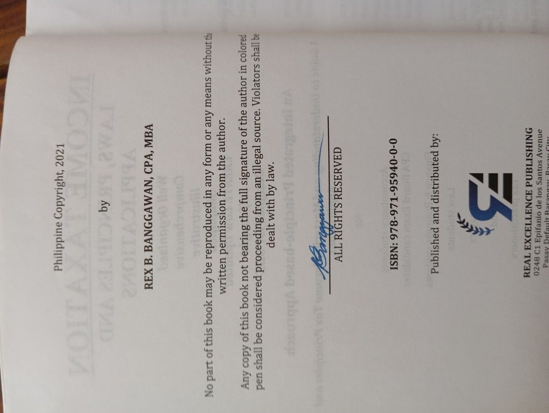 Income Taxation by Rex Banggawan 2021 Edition, Hobbies & Toys, Books ...