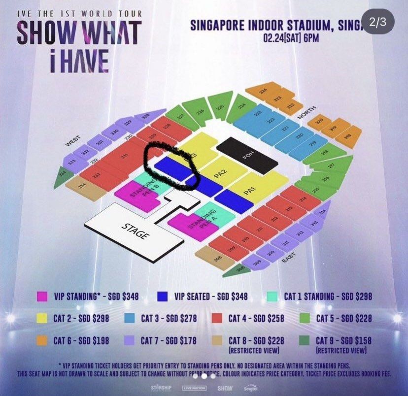 IVE VIP SEATED PA3 Concert Ticket SHOW WHAT I HAVE, Tickets & Vouchers, Event Tickets on Carousell