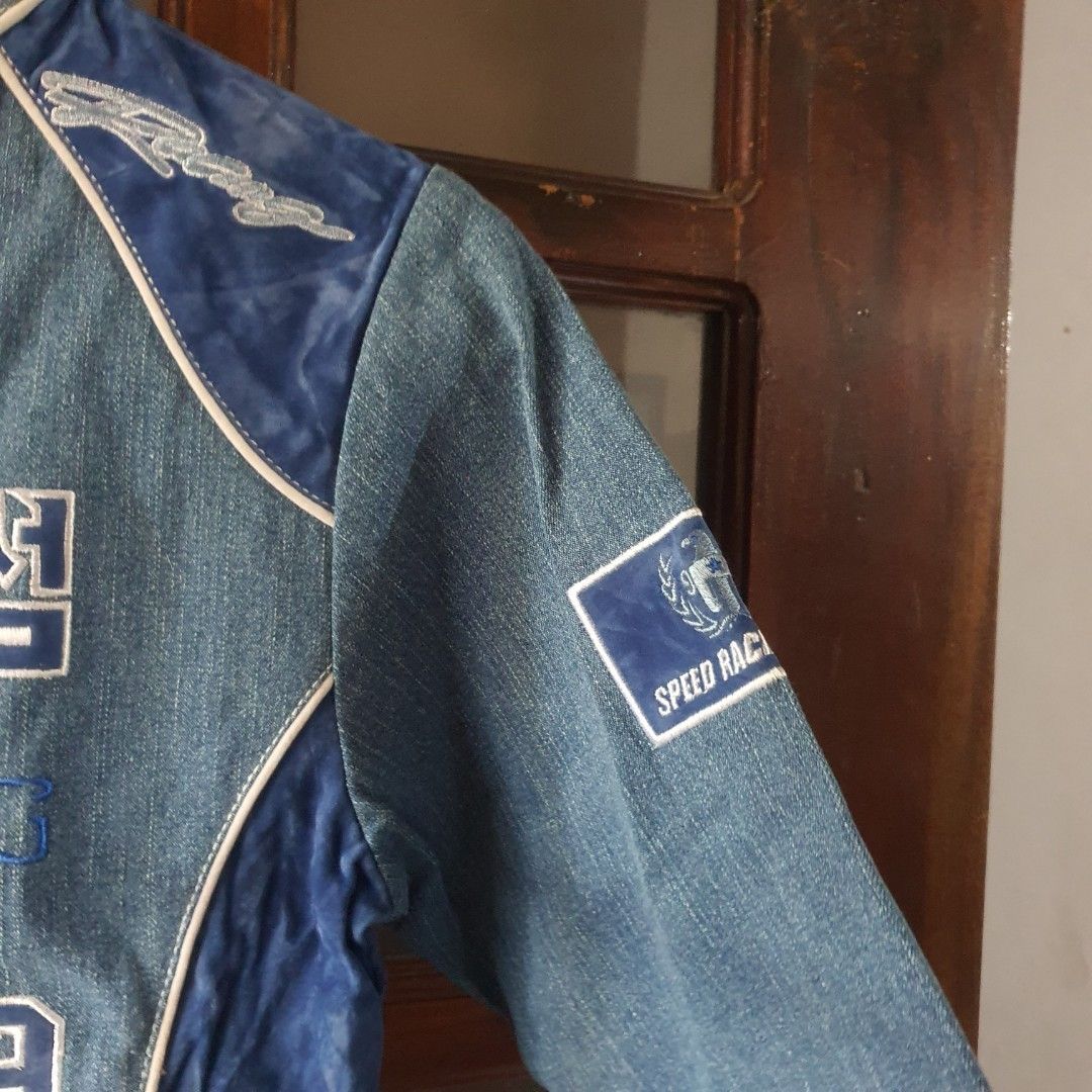 Johnny Girl denim jacket, Babies & Kids, Babies & Kids Fashion on Carousell