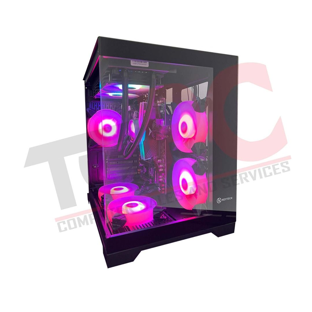 KEYTECH Robin Cube DUAL CHAMBER CASE MICRO ATX MINI ITX Computer Case ...