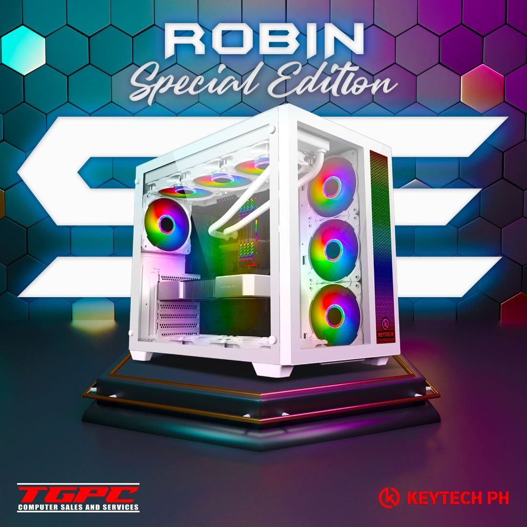 KEYTECH ROBIN SE (special edition) GAMING CASE FOR ATX MATX ITX ...
