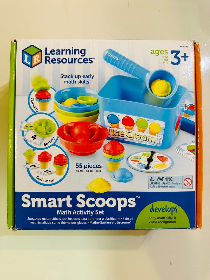 Learning resources Smart Scoops counting game Maths Activity Set ...