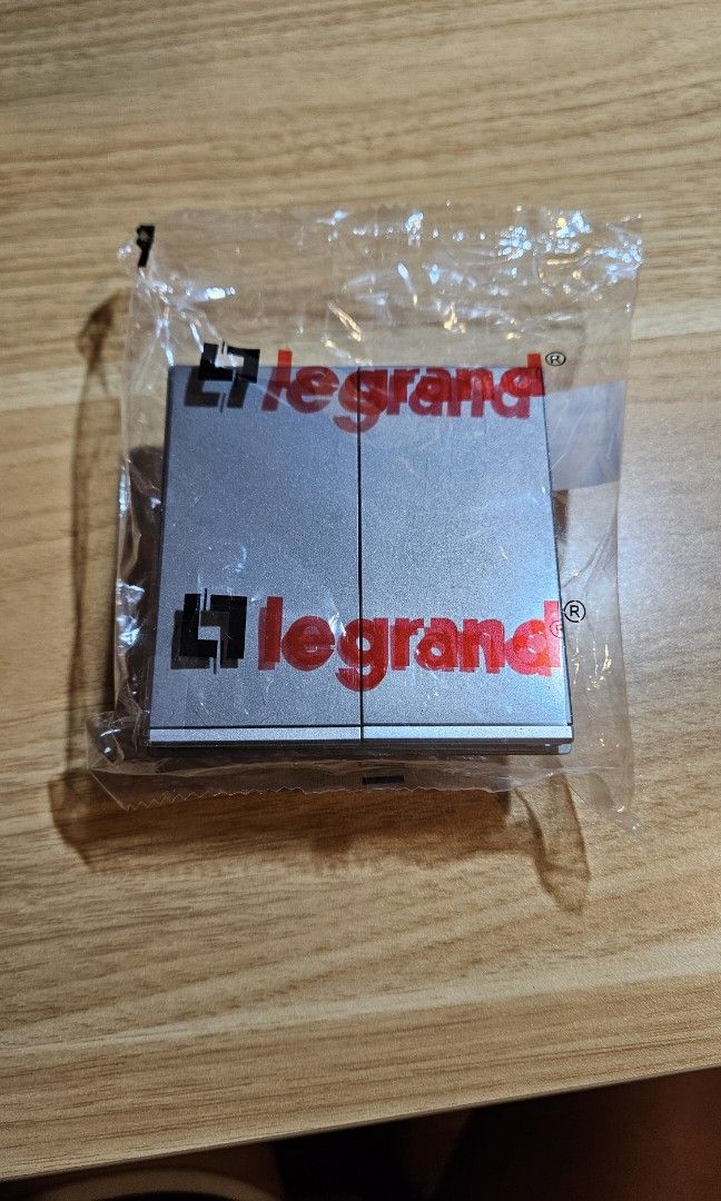 Legrand Galion 2-gang 1-way switch, Furniture & Home Living, Lighting ...