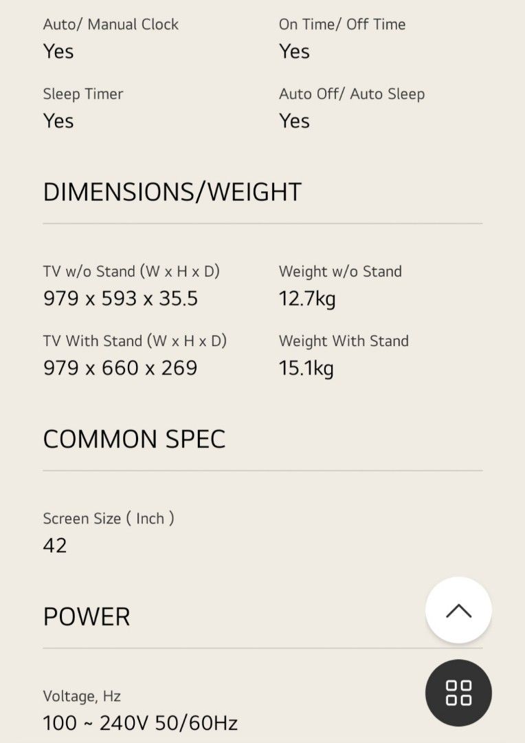 LG 42LS5700 Smart LED 42 inch TV, TV & Home Appliances, TV ...