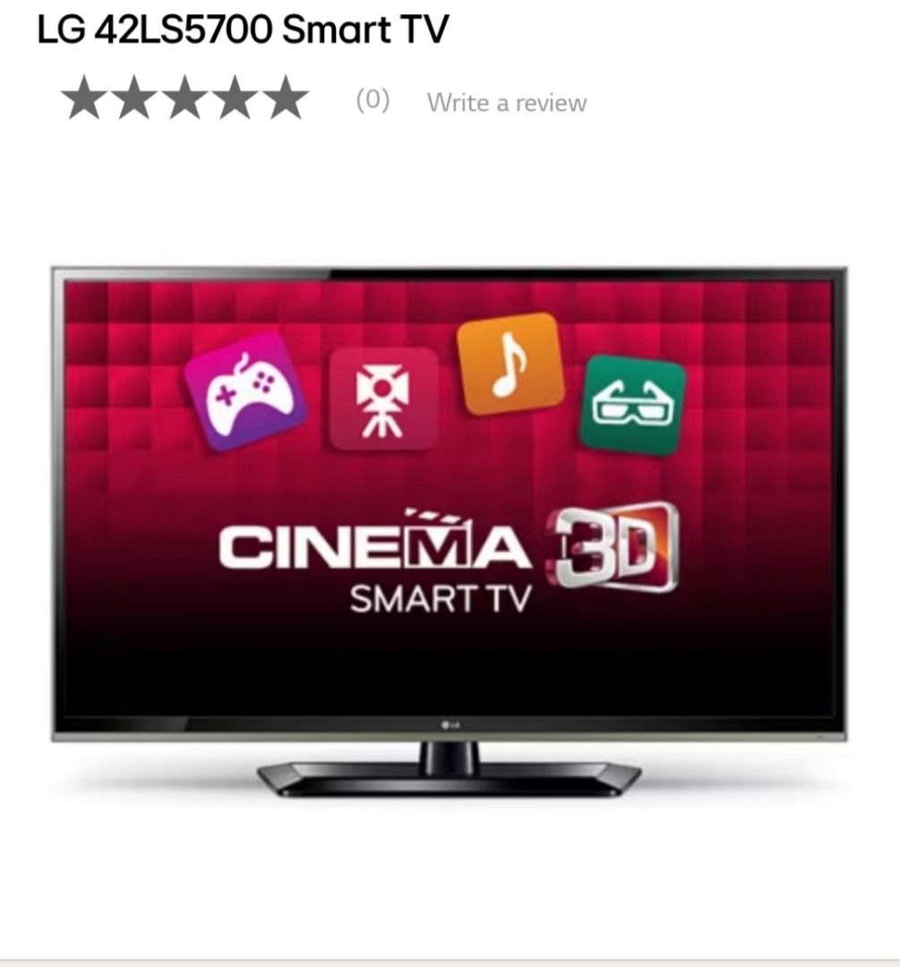 LG 42LS5700 Smart LED 42 inch TV, TV & Home Appliances, TV ...