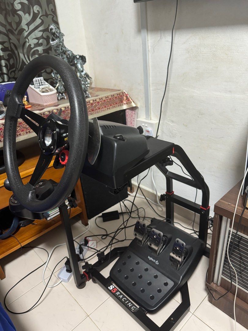 Logitech g29. Custom momo steering wheel,pedals and gear shifter, Video ...