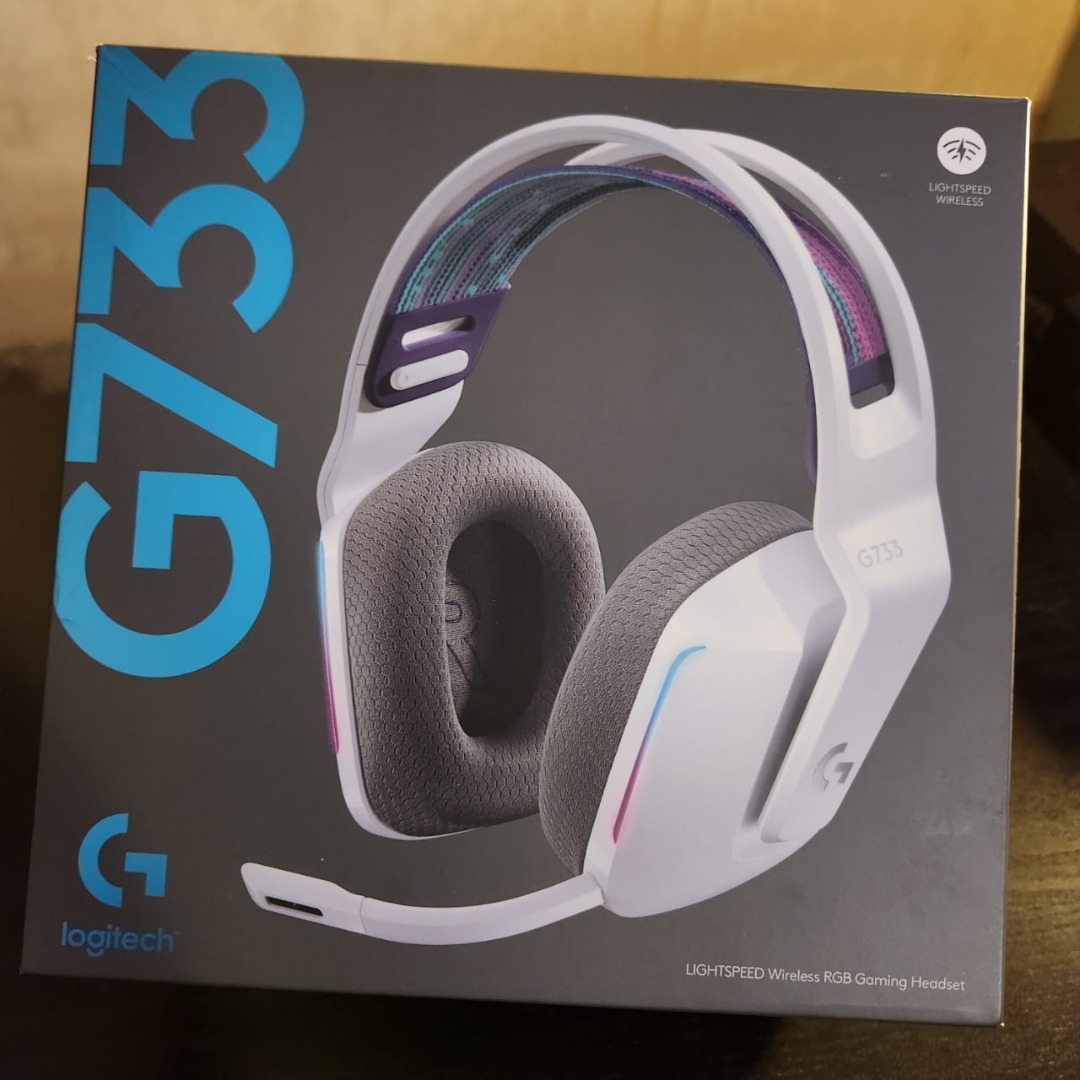 Logitech G733 LIGHTSPEED (White), Audio, Headphones & Headsets on Carousell