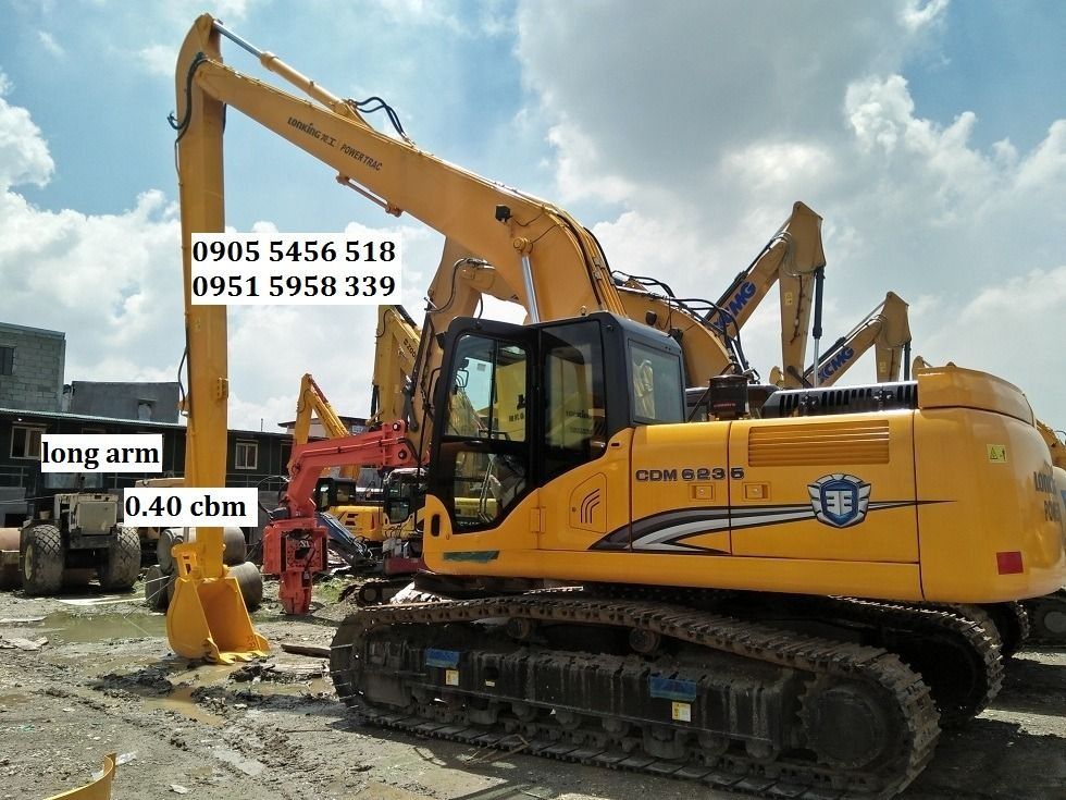 Lonking CDM6235 Long arm backhoe excavator .40cbm, Special Vehicles ...