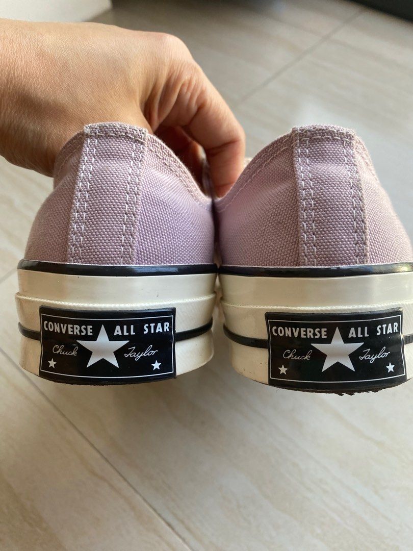 Low Cut Converse Chuck Taylor in Purple, Women's Fashion, Footwear ...