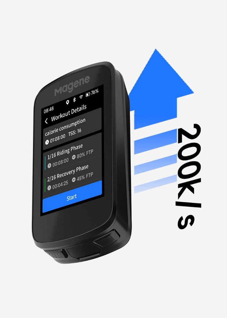 Magene Smart Bike GPS Computer C606 Pro, Sports Equipment, Bicycles ...