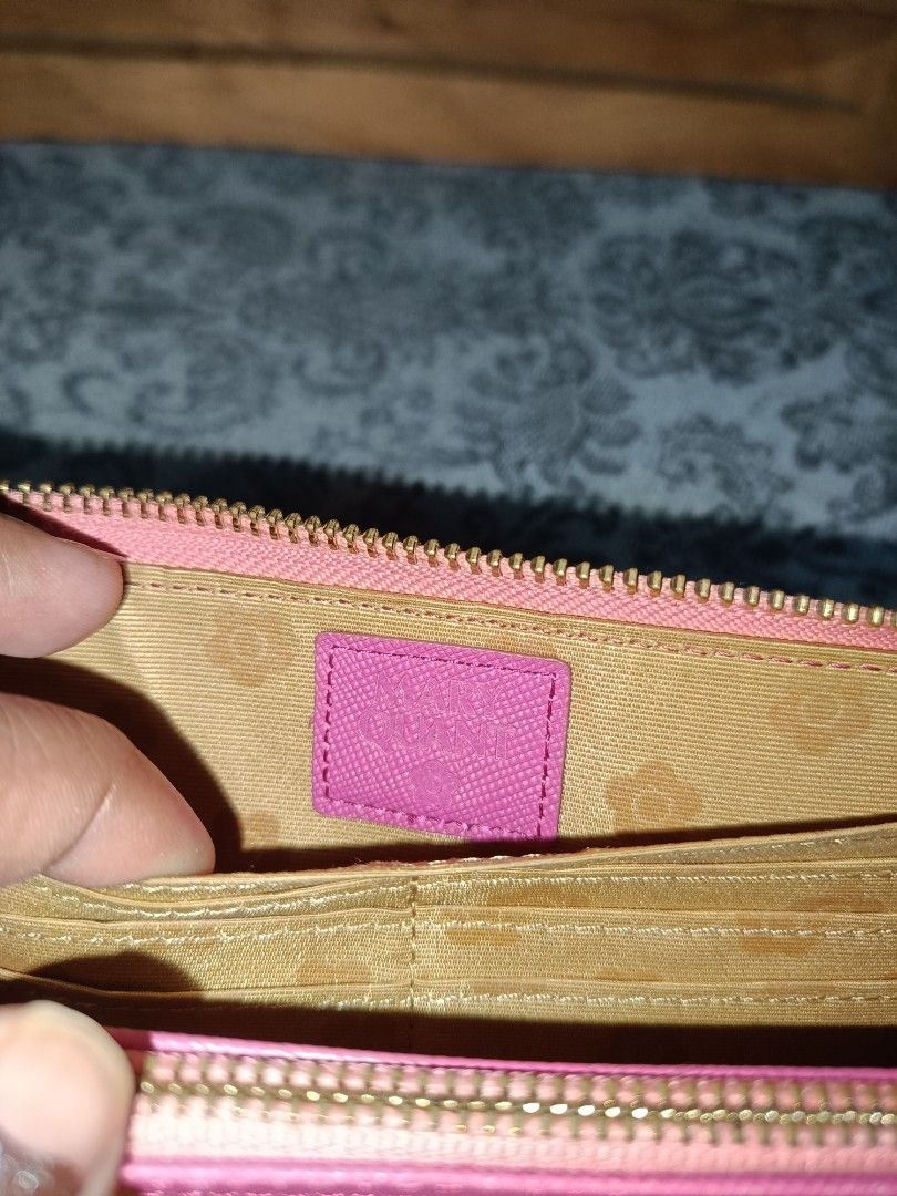 Mary Quant Long Zippered Wallet, Women's Fashion, Bags & Wallets ...