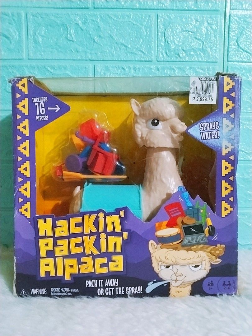 Mattel Games HACKIN' PACKIN' Alpaca, Babies & Kids, Infant Playtime on ...