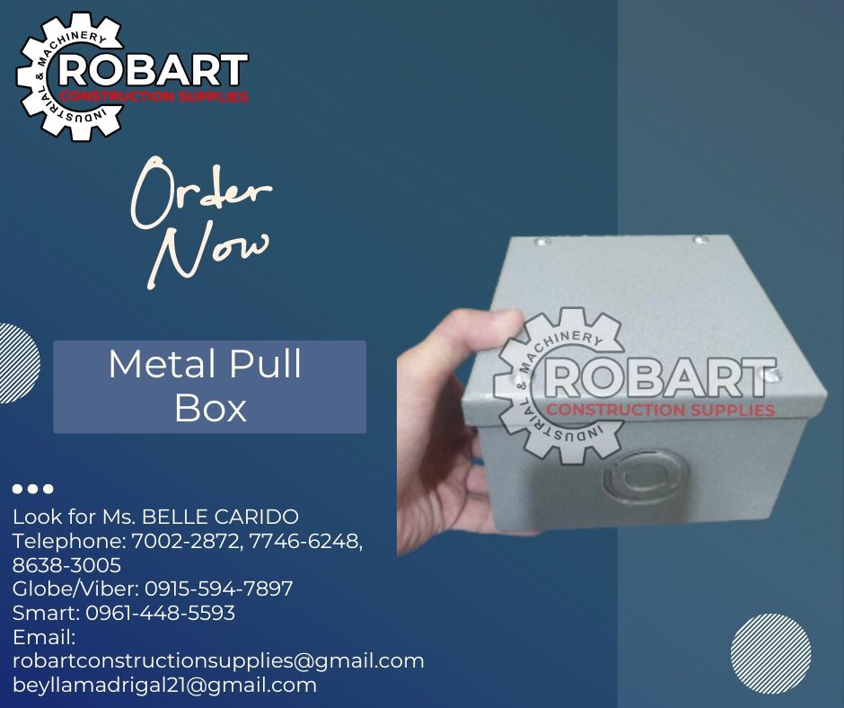 Metal Pull Box, Commercial & Industrial, Construction Tools & Equipment ...