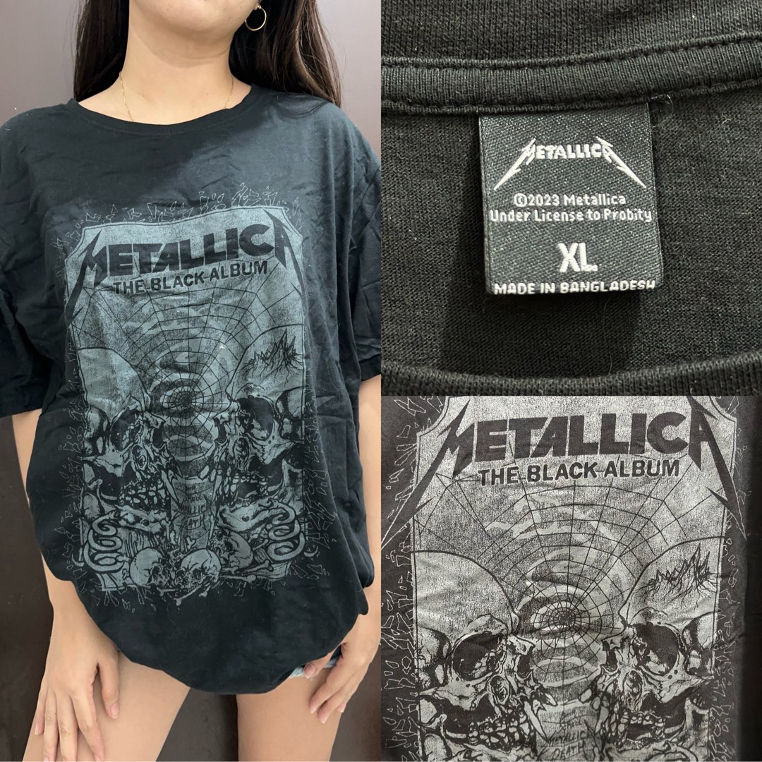 Metallica Official Merch Bandshirt, Women's Fashion, Tops, Shirts on ...