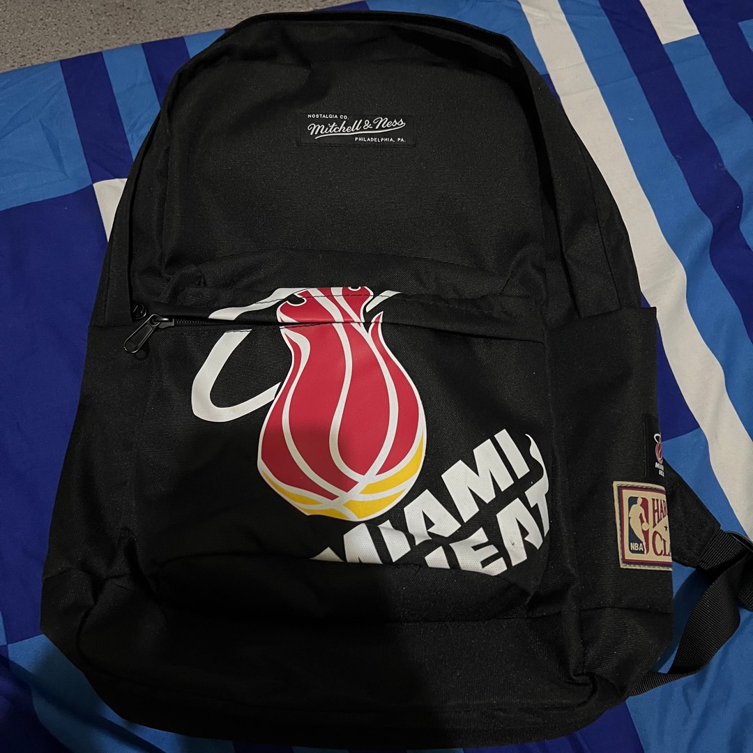 Miami Heat Mitchell and Ness Backpack legit, Men's Fashion, Bags ...