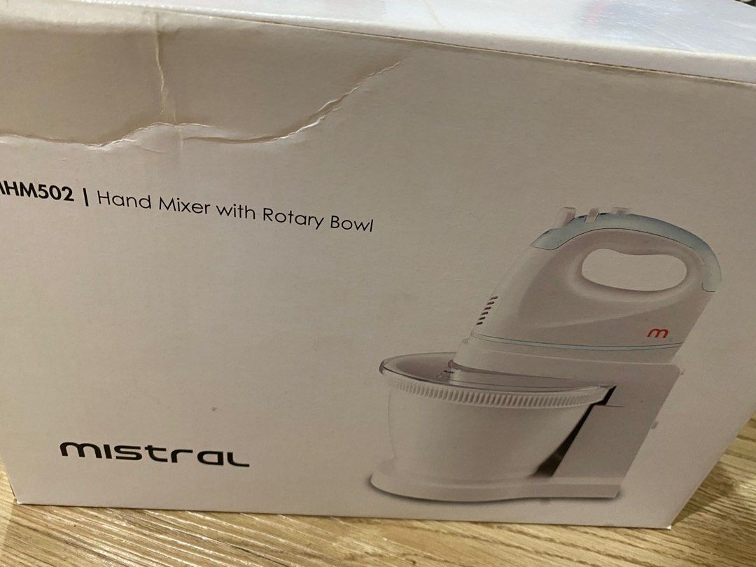 Mistral Hand Mixer with Rotary Bowl, TV & Home Appliances, Kitchen ...