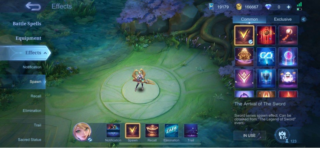Mobile legends stacked acc 225 skins Gusion K,lancelot swordsmaster ...