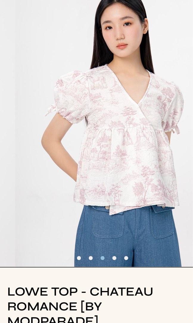 Modparade Lowe Top - Chateau Romance, Women's Fashion, Tops, Blouses on ...