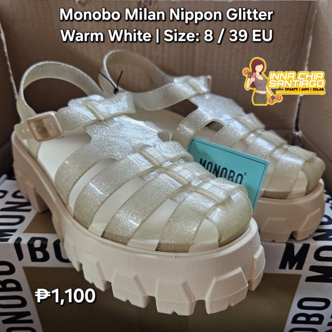 Monobo Milan Nippon Glitter, Women's Fashion, Footwear, Sandals on ...