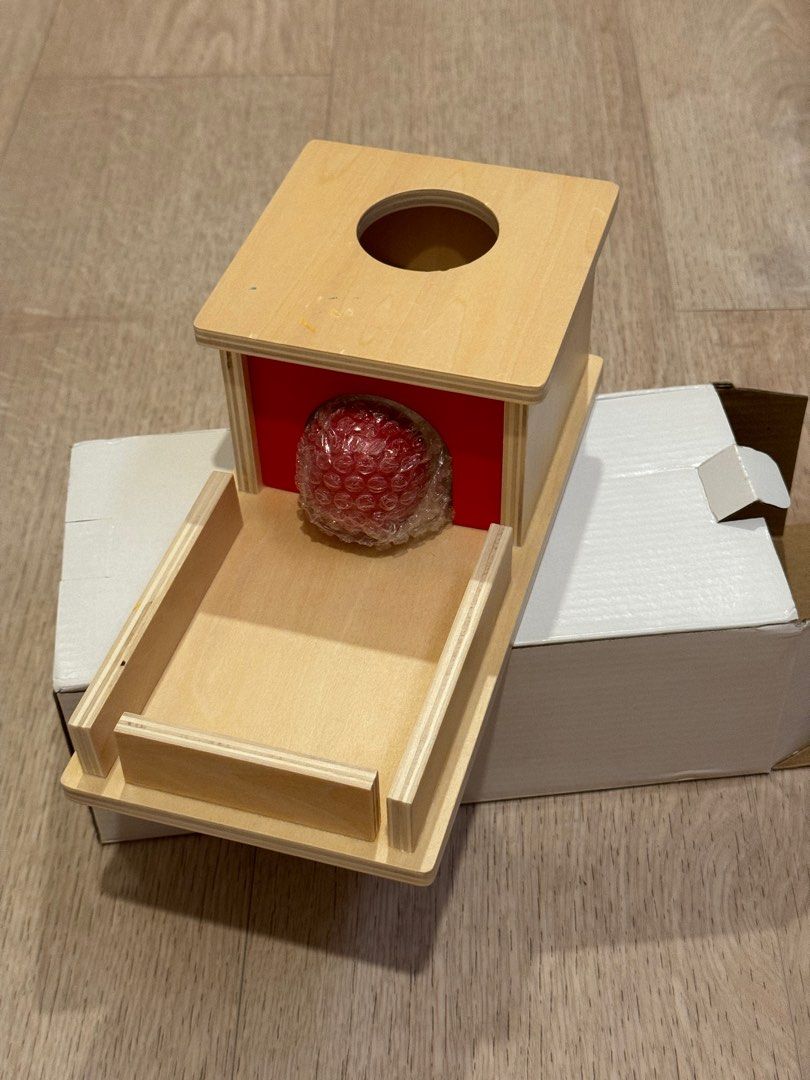 Montessori object permanence box, Hobbies & Toys, Toys & Games on Carousell