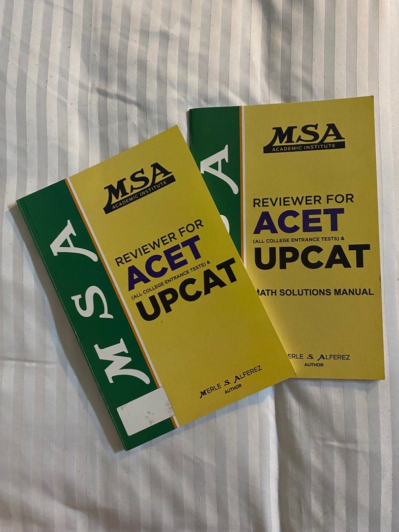 MSA reviewer book, Hobbies & Toys, Books & Magazines, Textbooks on ...