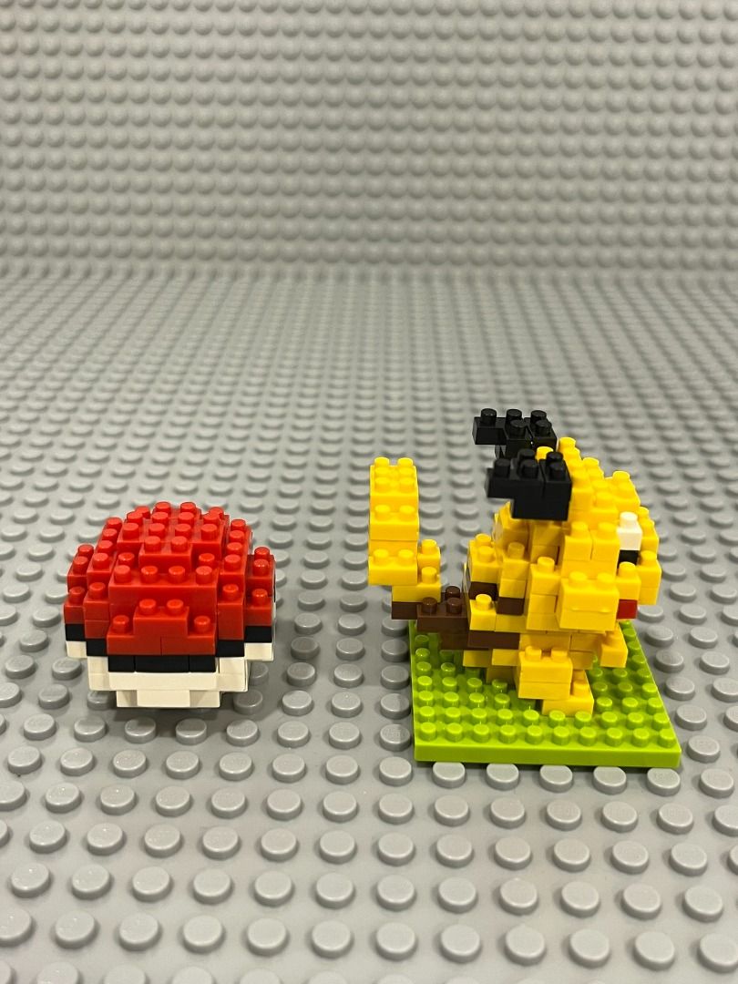 NANO BLOCK Pikachu Pokeball Pokemon, Hobbies & Toys, Toys & Games on ...