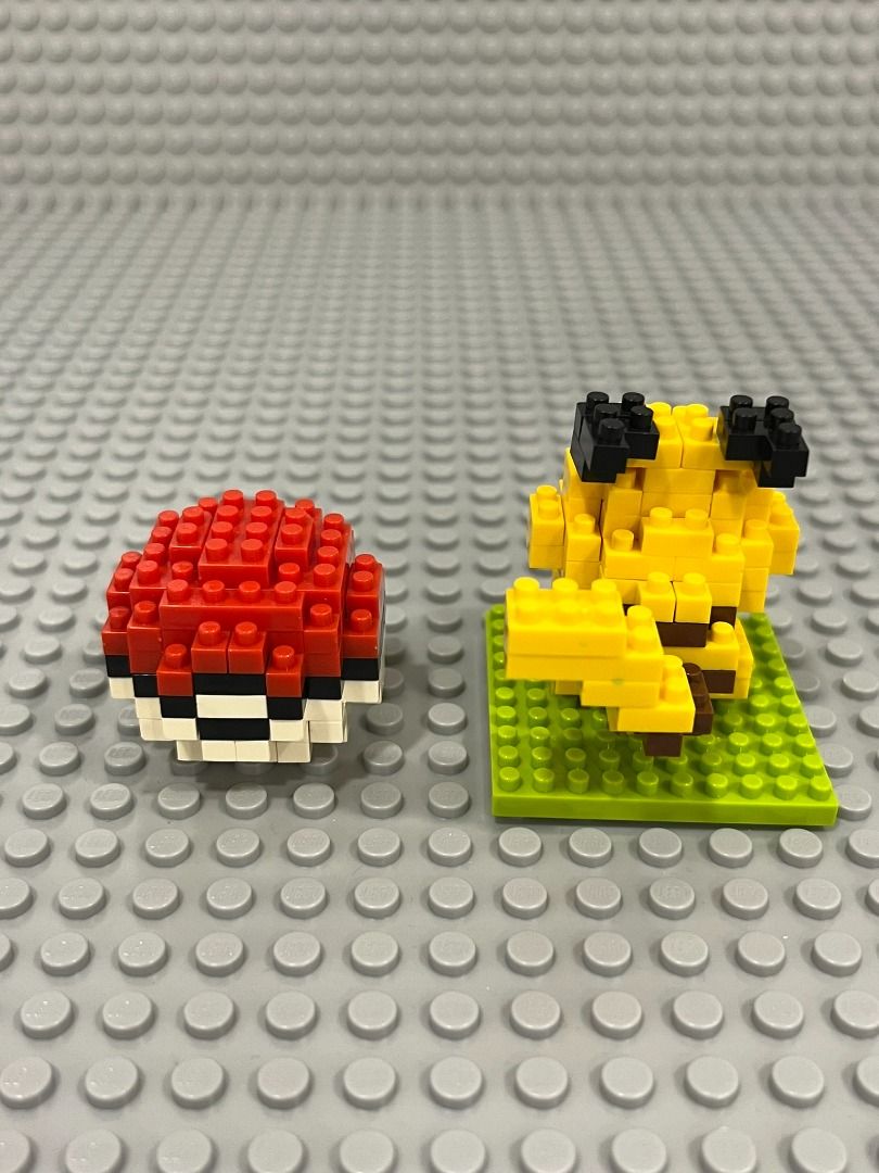 NANO BLOCK Pikachu Pokeball Pokemon, Hobbies & Toys, Toys & Games on ...