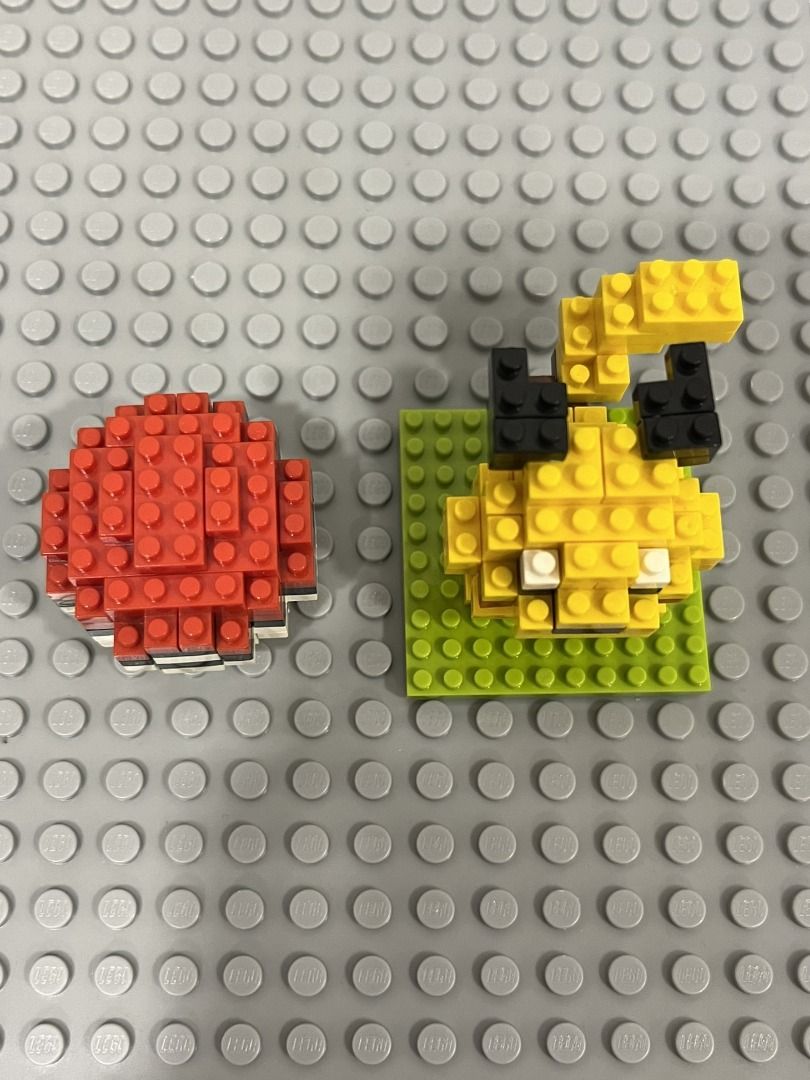 NANO BLOCK Pikachu Pokeball Pokemon, Hobbies & Toys, Toys & Games on ...