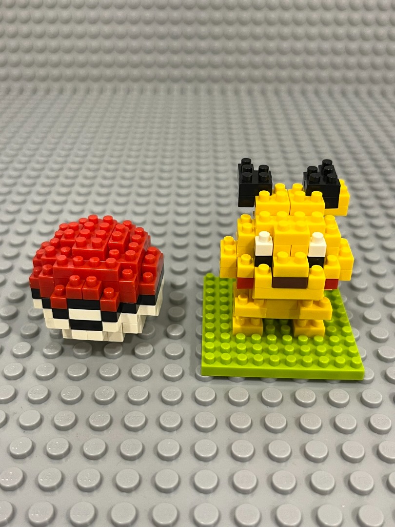 NANO BLOCK Pikachu Pokeball Pokemon, Hobbies & Toys, Toys & Games on ...