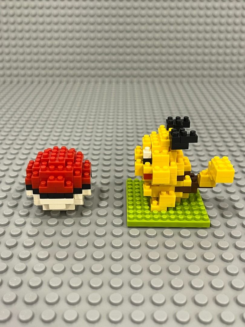 NANO BLOCK Pikachu Pokeball Pokemon, Hobbies & Toys, Toys & Games on ...