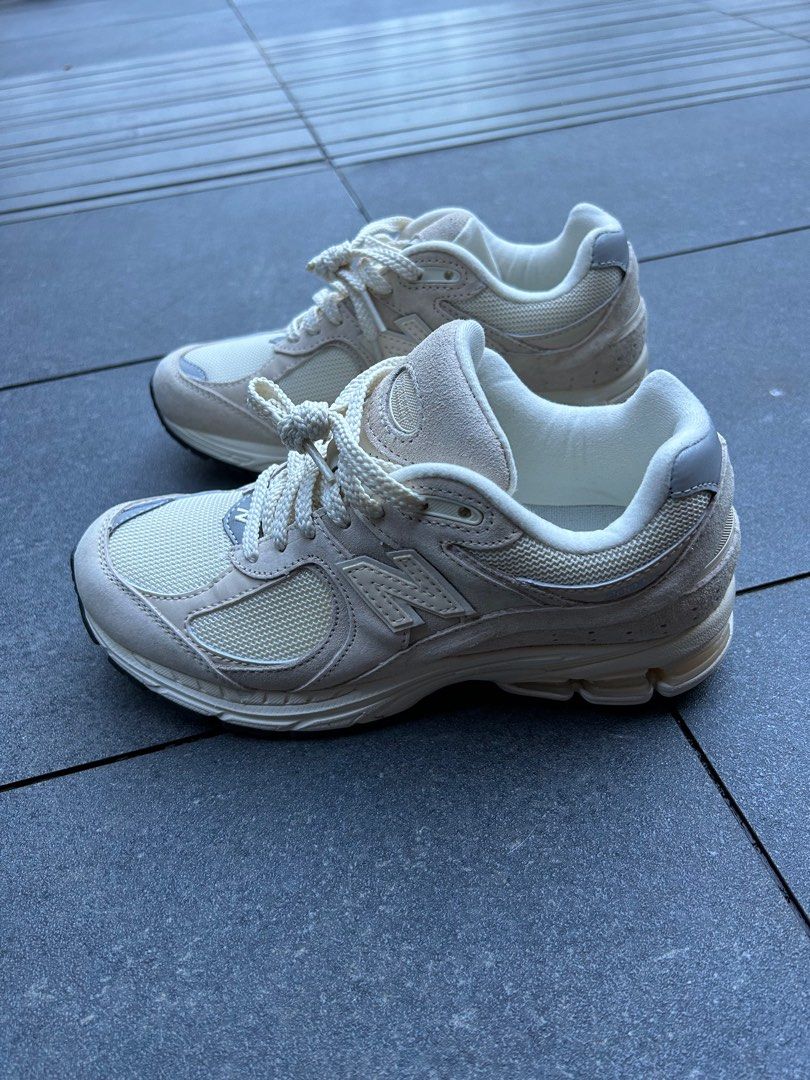 New Balance 2002r Cream/Beige, Women's Fashion, Footwear, Sneakers on ...