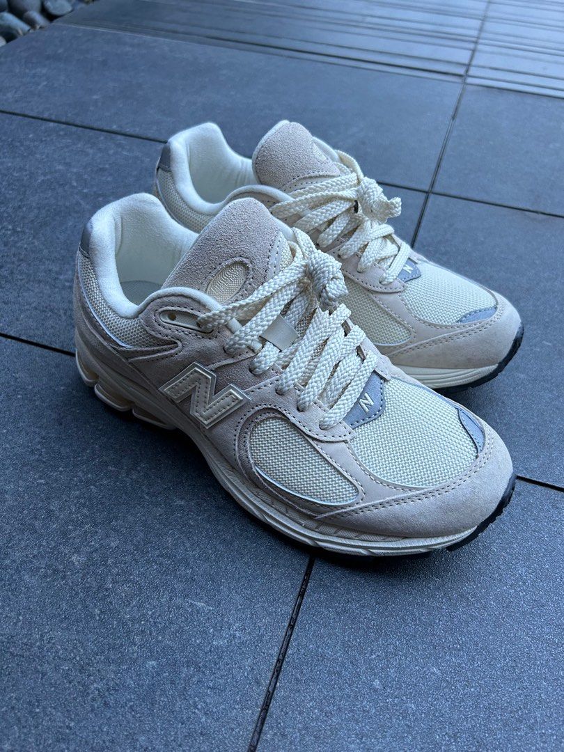 New Balance 2002r Cream/Beige, Women's Fashion, Footwear, Sneakers on ...