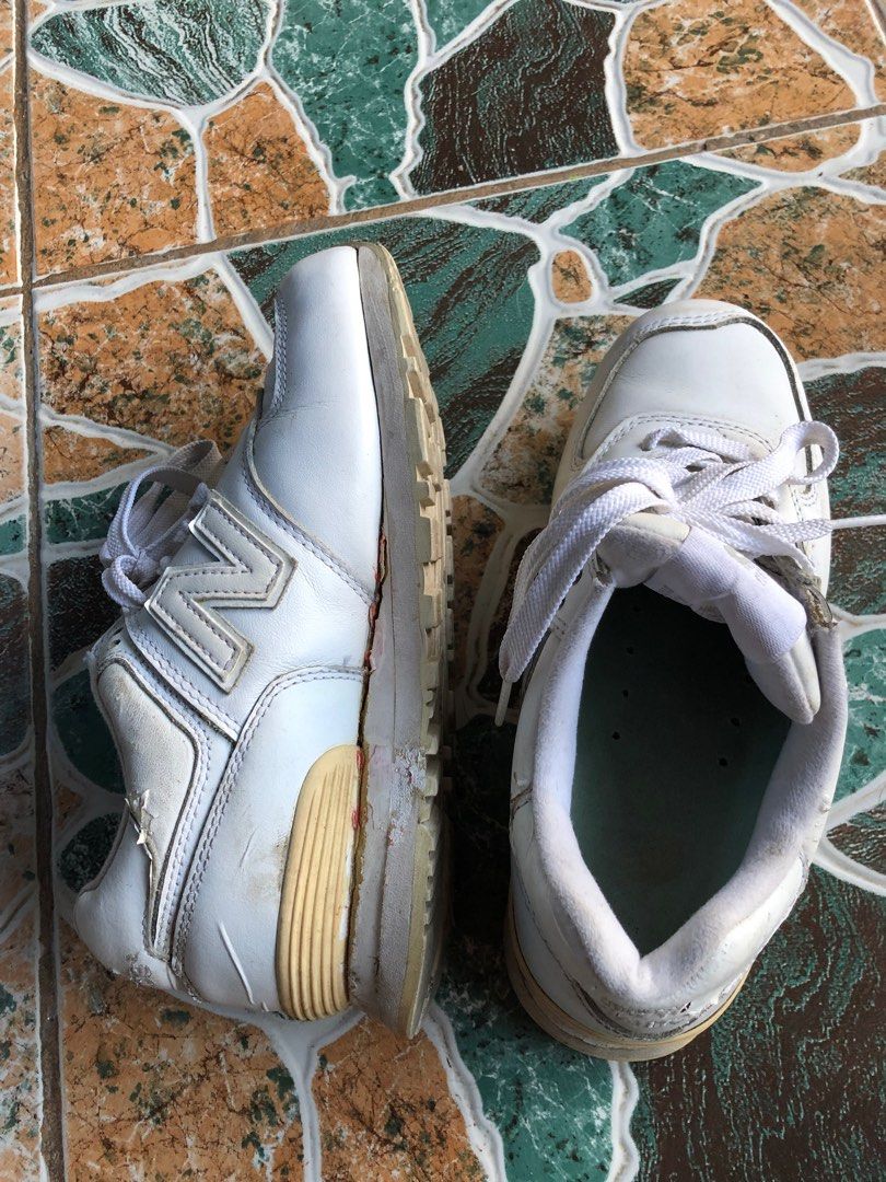 New Balance 574 Authentic Shoes Sneakers White, Women's Fashion ...