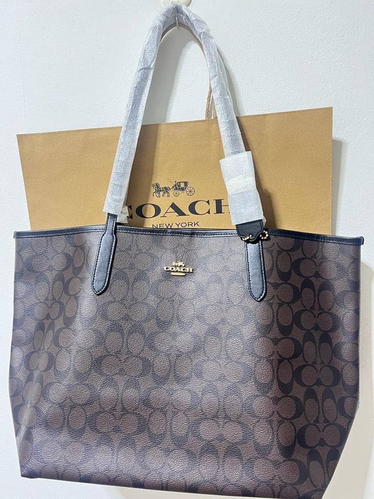 NEW: Coach Signature PVC City Tote 5696, Women's Fashion, Bags ...
