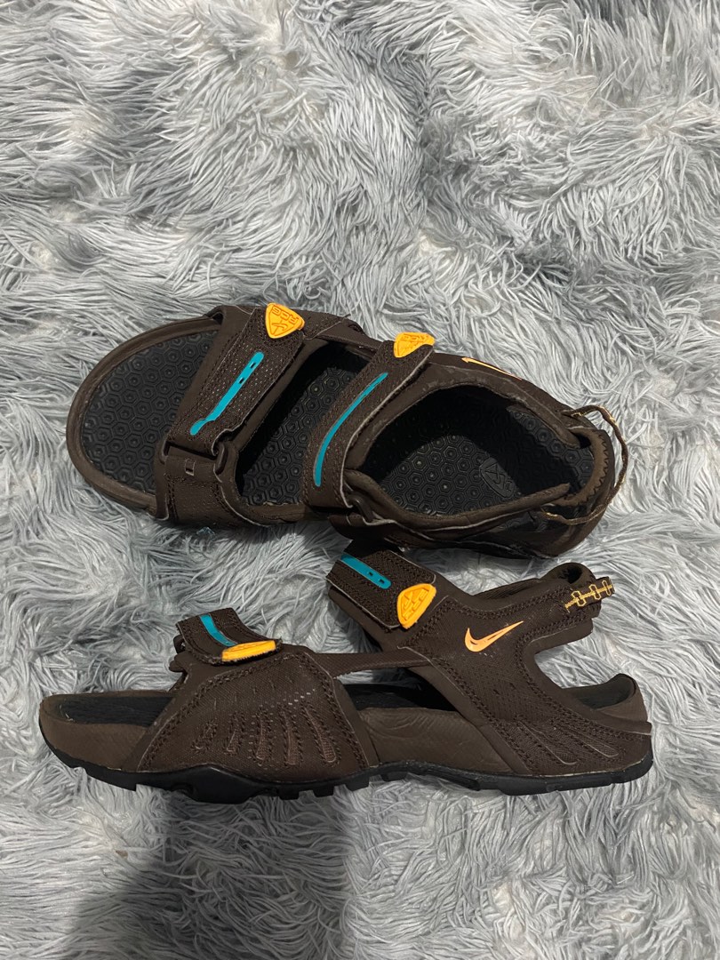 NIKE ACG SANTIAM 4 BROWN SPORTS SANDAL WATER ACTIVE, Men's Fashion, Footwear, Slippers & Slides ...