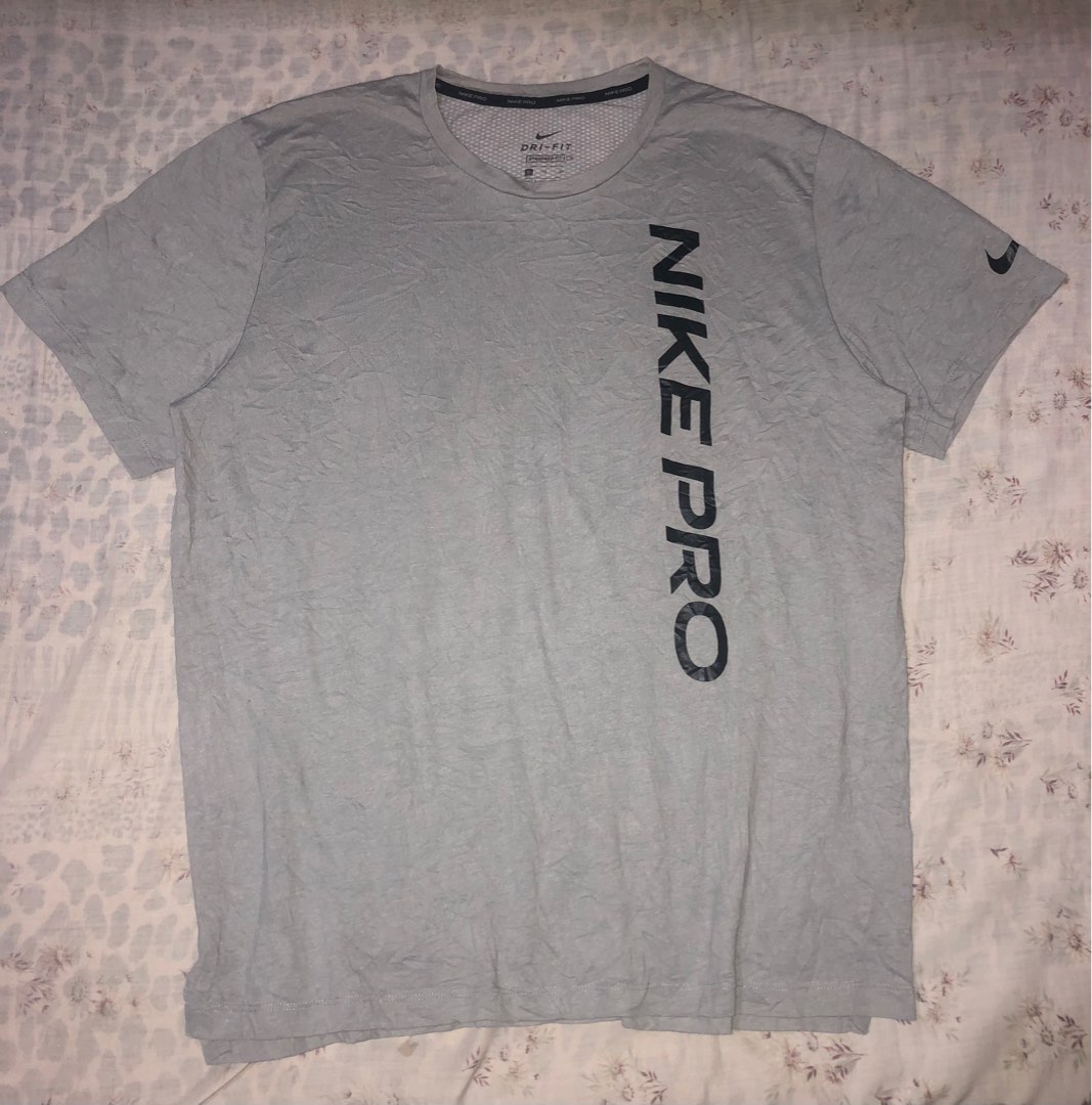 Nike pro Tshirt/back drifit, Men's Fashion, Tops & Sets, Tshirts & Polo ...