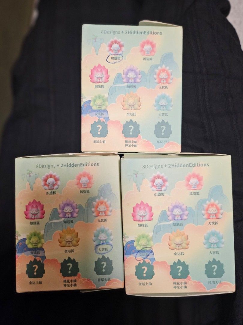 Nine Tail Fox Blindbox, Hobbies & Toys, Toys & Games on Carousell