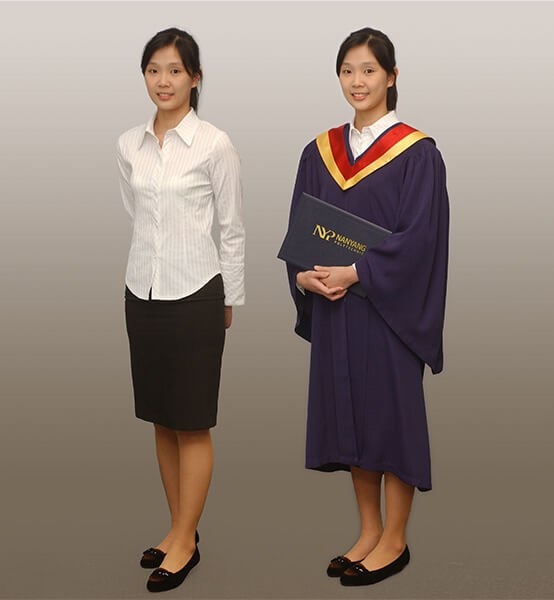 NYP grad gown, Women's Fashion, Coats, Jackets and Outerwear on Carousell