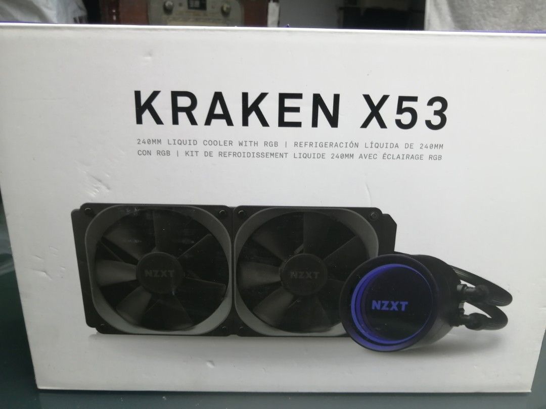 NZXT KRAKEN X53 AIR COOLER, Computers & Tech, Parts & Accessories, Computer Parts on Carousell
