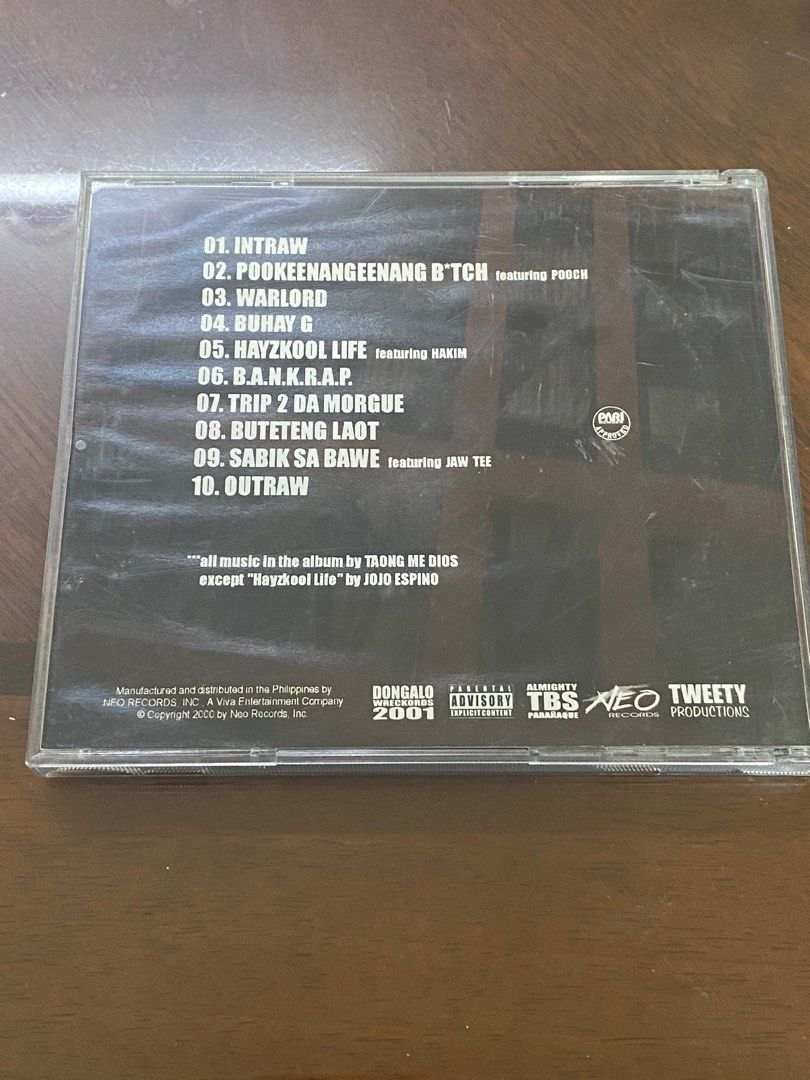 OPM RAP HIPHOP hip hop Music - KRUZZADA - Thugs - Music CD Dongalo ...