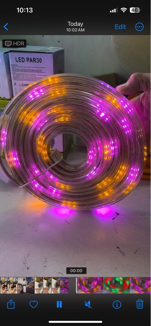 Outdoor Weatherproof RGB LED Strip (5M), Furniture & Home Living ...