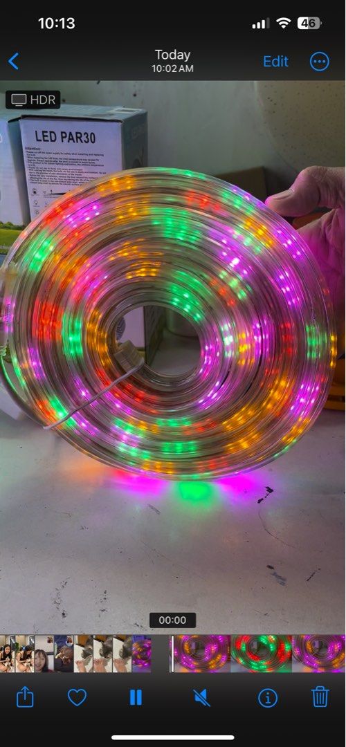Outdoor Weatherproof RGB LED Strip (5M), Furniture & Home Living ...