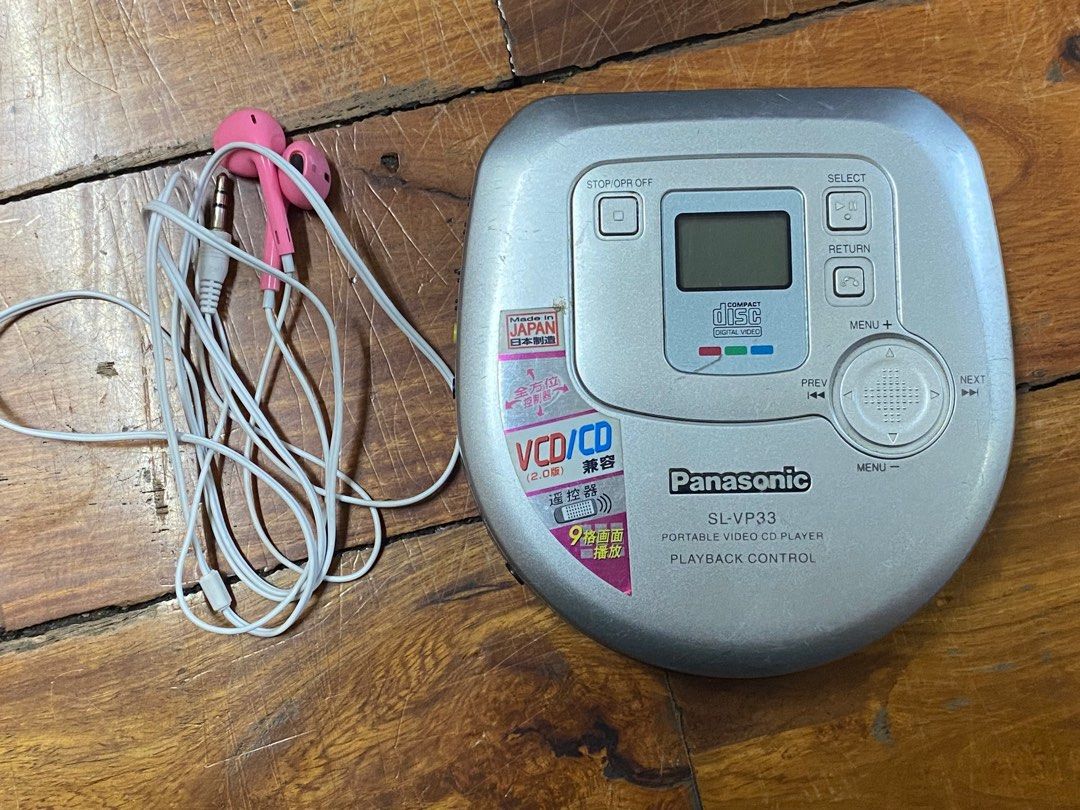 Panasonic SL-VP33 Personal Portable Video VCD / CD Player Anti Shock ...