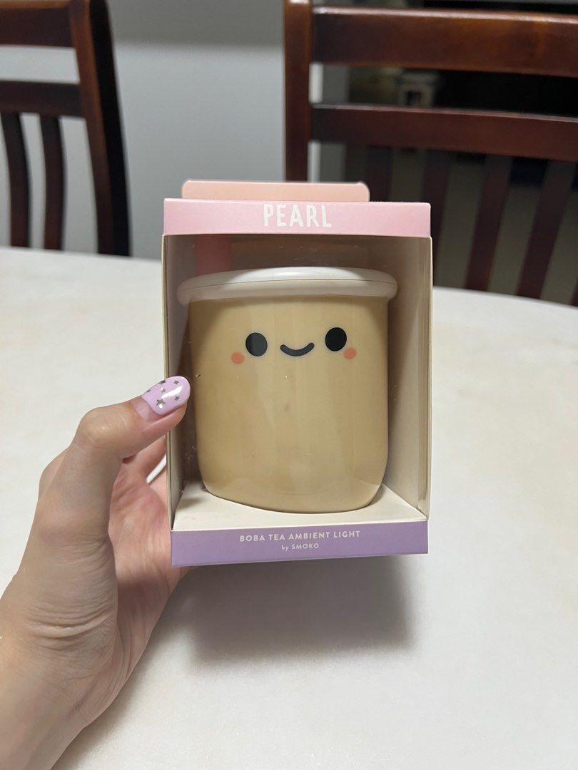 Pearl Boba Tea Ambient Light (Bubble Tea Light), Furniture & Home ...
